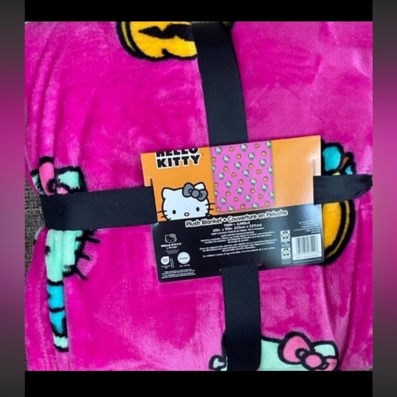 Bedding | Hello Kitty Pink Frankenstein Blanket | Poshmark
